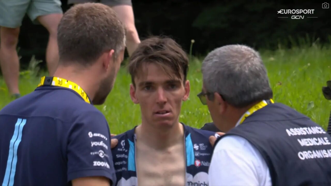 Tour de France 2023, chute et abandon pour Romain Bardet et James Shaw ...